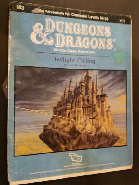 Twilight Calling M3 9174 Dungeons and Dragons TSR 1986 for sale online ...
