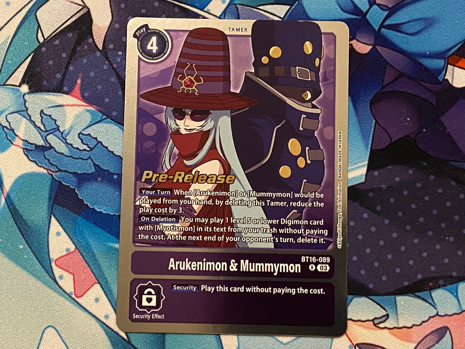 Arukenimon & Mummymon Pre-Release Foil - BT16-089 - NM - Digimon TCG | eBay