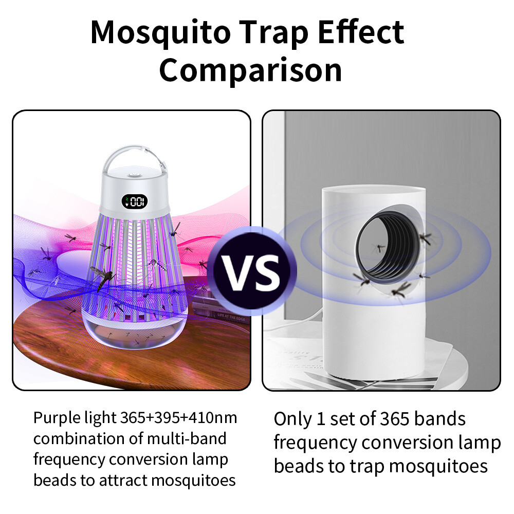 2024 New Zappify Mosquito Zapper, USB Rechargeable Portable Zapper ...