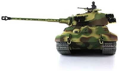 Heng Long Radio Remote Control RC King Tiger 2 Panzer Model Tank 1/16 2 ...