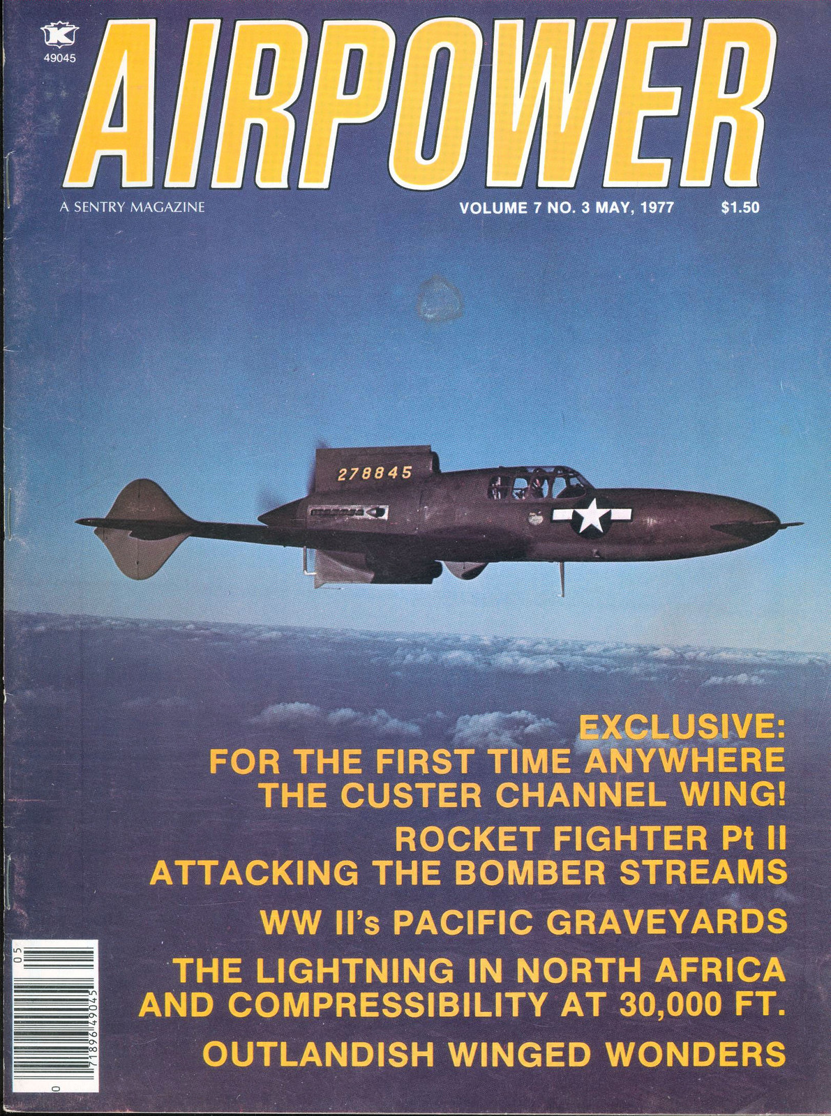 AIRPOWER V7 N3 WW2 GERMAN LUFTWAFFE Me163 KOMET / PACIFIC AIRCRAFT ...