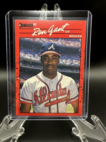 1990 Donruss RON GANT Baseball Card #475 ATLANTA BRAVES | eBay