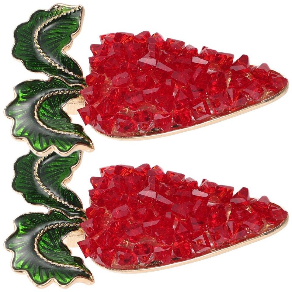 2 Pcs and Vegetable Brooch Crystal Brooches for Clothes | eBay Australia