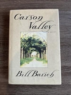 Carson Valley by Bill Barich, (1997, First Edition, Hard Cover Book) | eBay