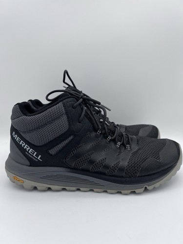 Merrell Nova 2 Mid Waterproof Black Hiking Boots J035579 Men's Size 10. ...
