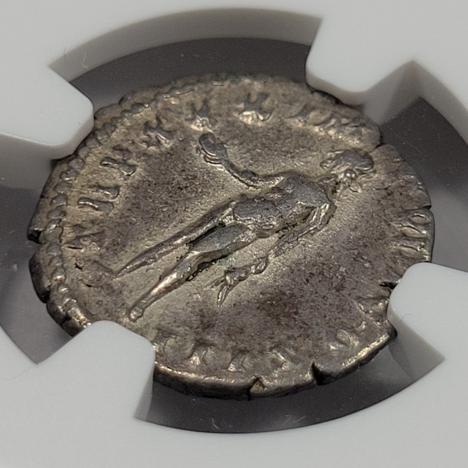 MARCUS AURELIUS AR Denarius NGC VF 161-180 Rare Caesar Ancient Rome ...