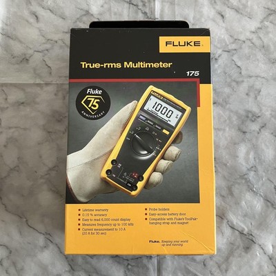 Fluke 175 True RMS Digital Multimeter Electrical Test Meter | eBay