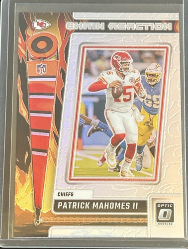 2023 Panini Donruss Optic #CR-PM Patrick Mahomes Chain Reaction Silver ...