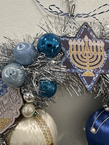 Handmade Hanukkah Holiday Ornament Wreath Vintage-Kitsch | eBay