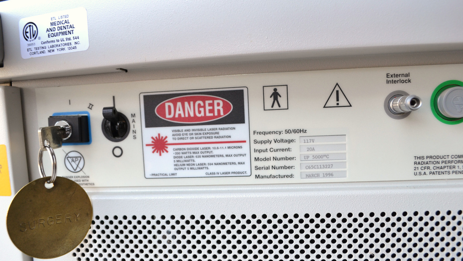 Coherent Ultrapulse 5000C C02 Laser With Keypad | eBay