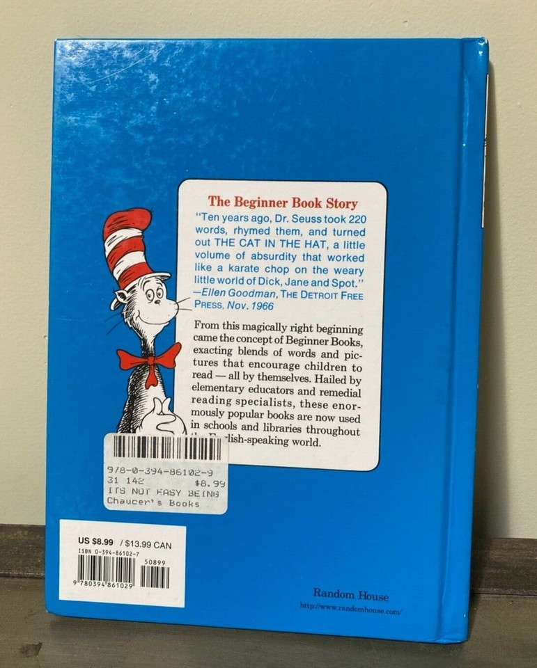 IT'S NOT EASY BEING A BUNNY DR. SEUSS | eBay