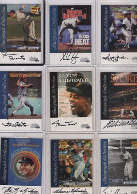 1999 Sports Illustrated Greats of the Game autograph set 80 of 80 Nolan ...