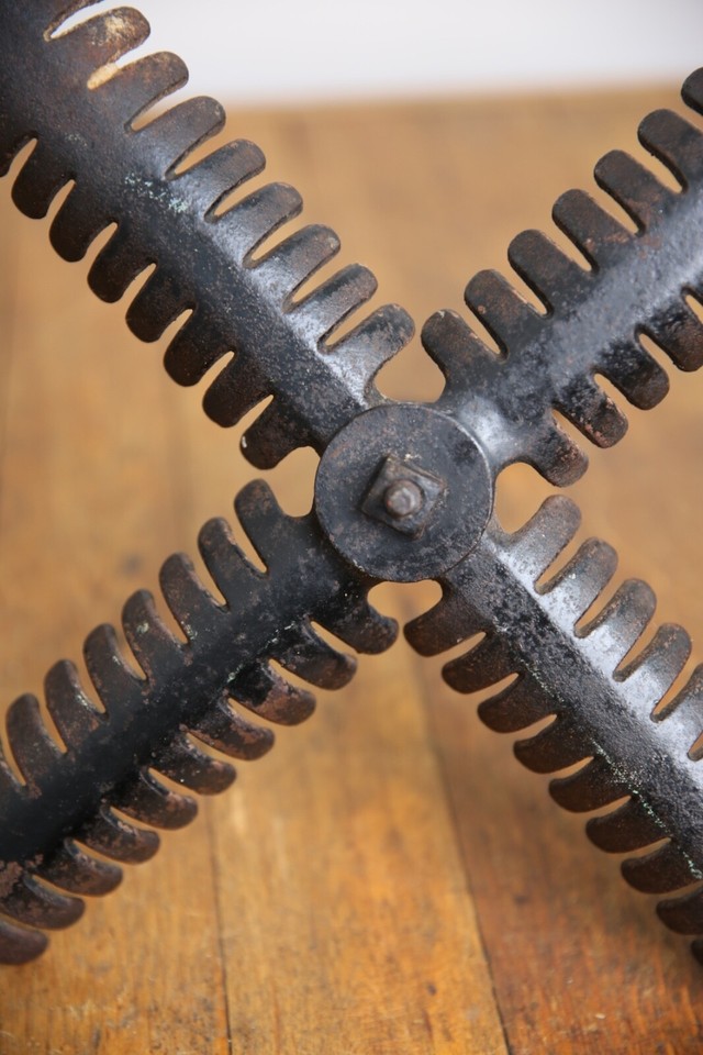 Antique Cast Iron Knife Butcher Tool Hanging Bracket Kitchen Display ...