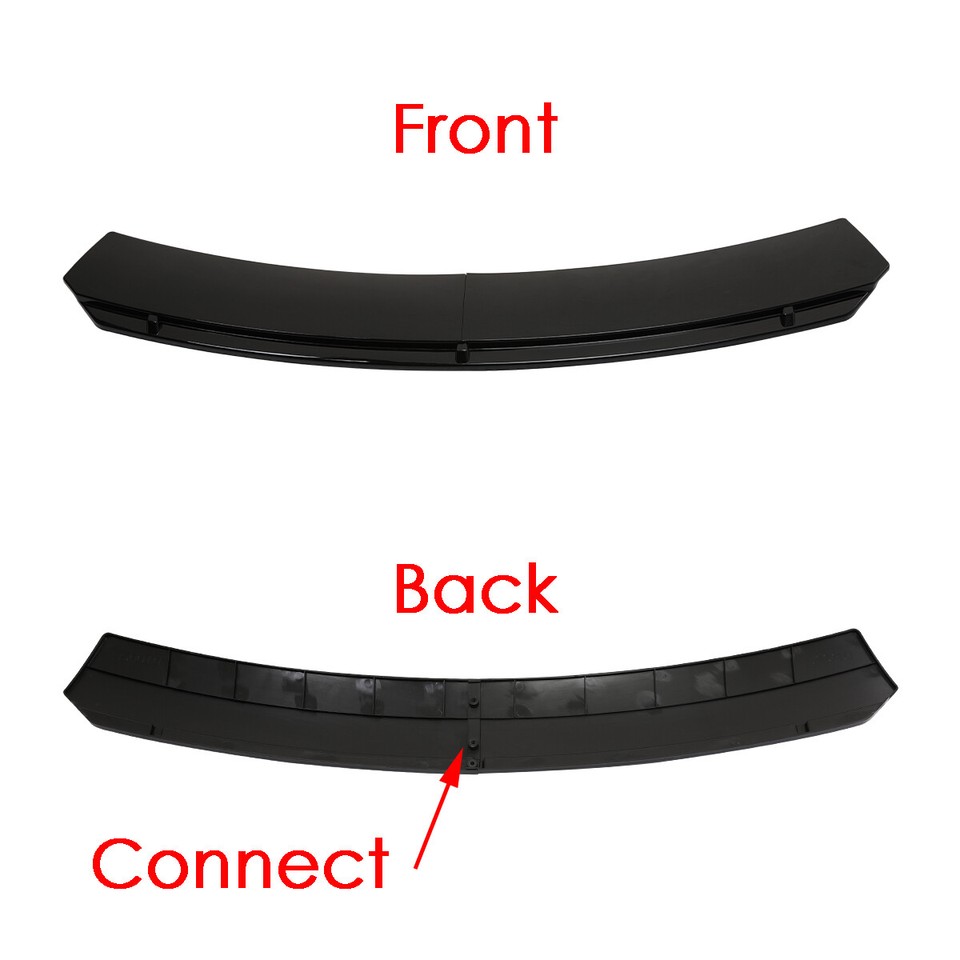 For Mazda 2 3 5 6 Gloss Front Bumper Lip Splitter Spoiler Lower Chin ...