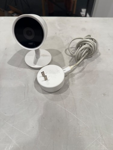 Nest Cam IQ - Indoor Security Smart 1080P HD Camera - White (Cable Incl ...