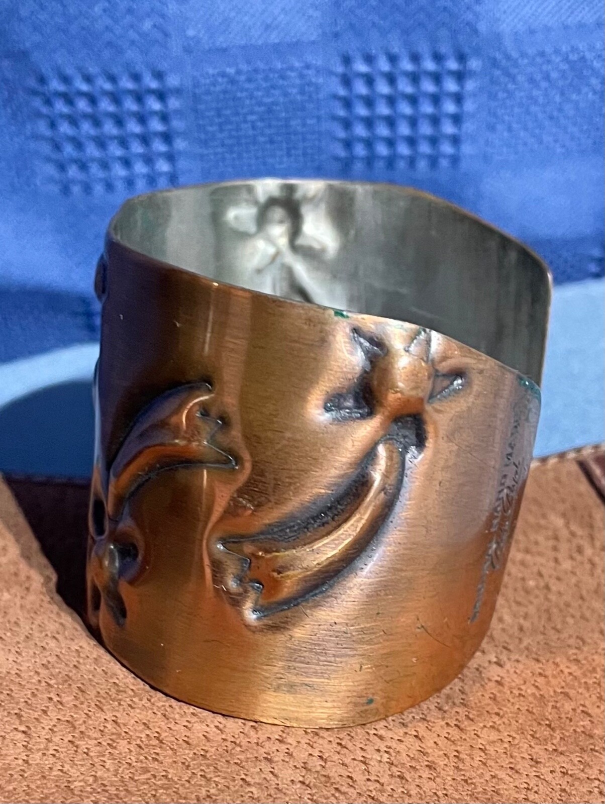 Vintage Original PEDRO PUJOL Signed/Stamped Modernist Copper Cuff ...