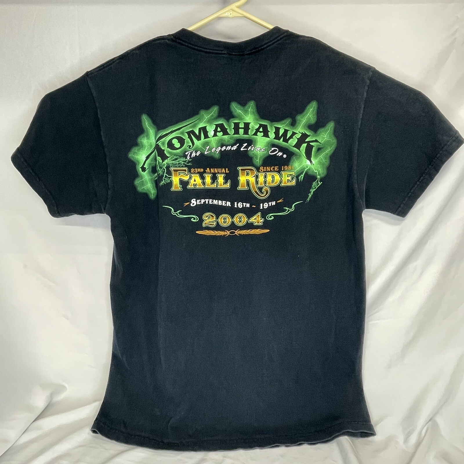 2004 Tomahawk Fall Ride Motorcycle Black Skeleton T-S… - Gem