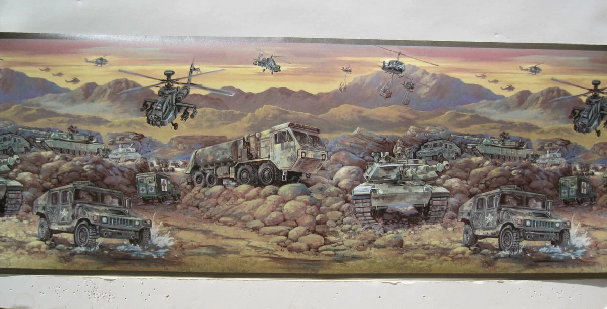 Military Wallpaper Border