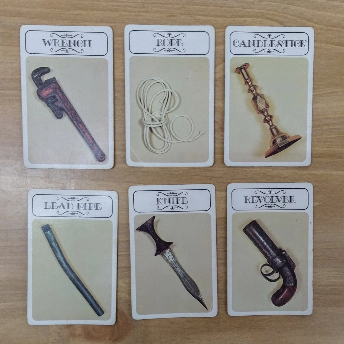 Rope Board Game Clue Cards
