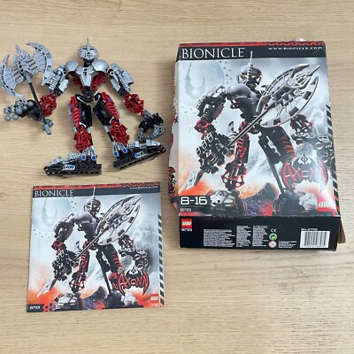 Lego Bionicle Axonn 8733 Warrior Titan Voya Nui, w/ mask, book and box ...