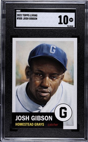 JOSH GIBSON 2022 TOPPS LIVING #500 SGC 10 GEM MINT POP 2 | eBay