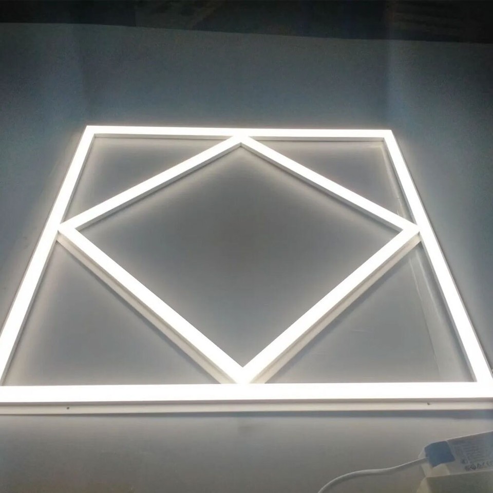 LED Recessed Ceiling Light Suspended Full Edge Sky Cloud Panel Light ...