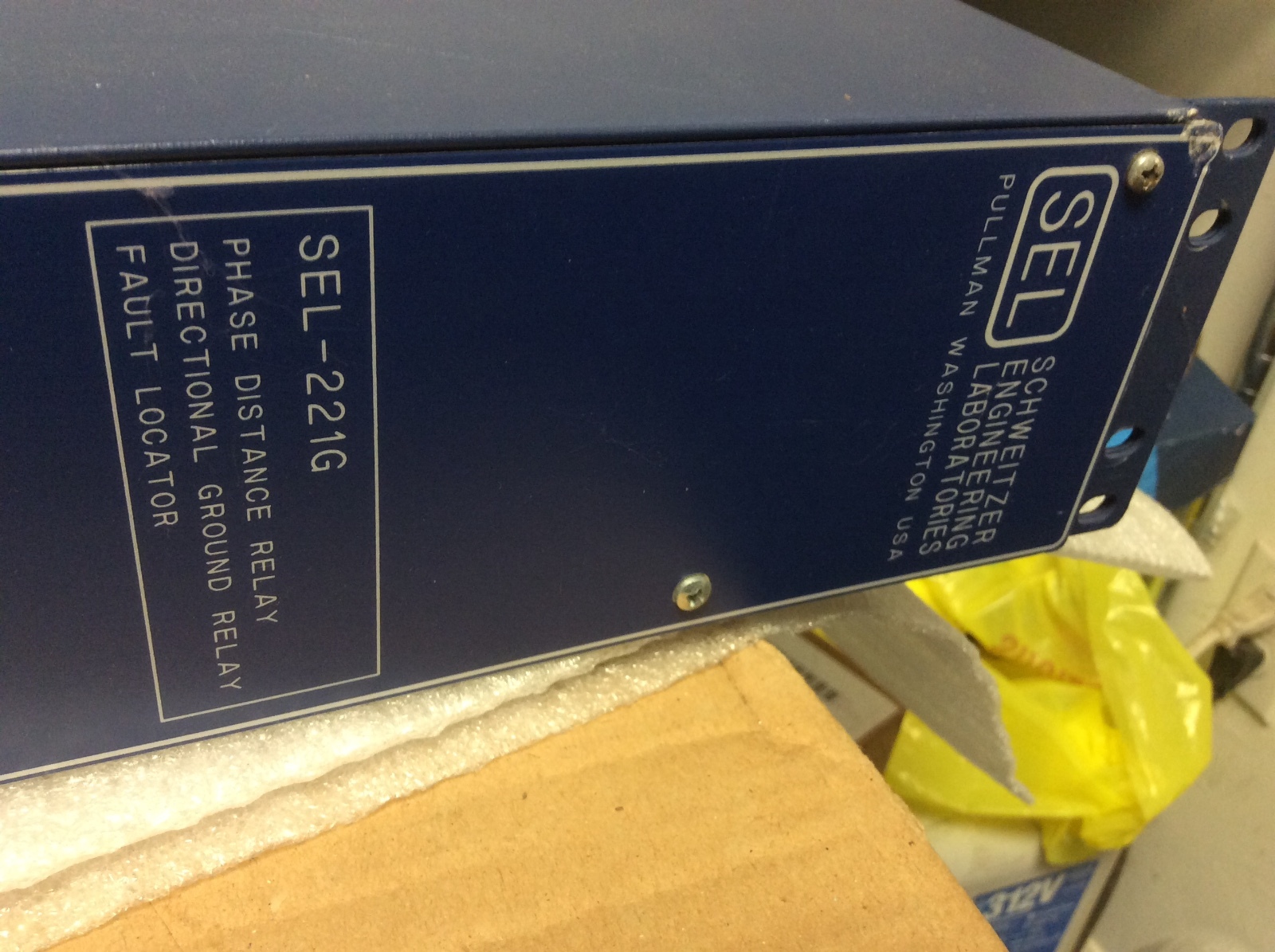 Schweitzer SEL SEL-221g-5 SEL-221G Phase Distance ground Fault Locator ...