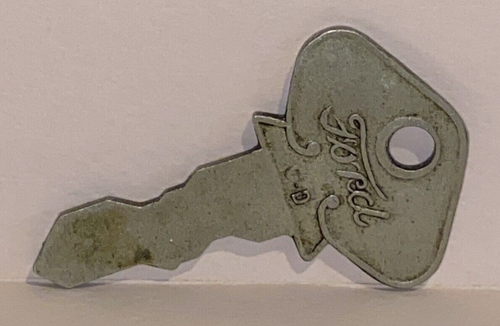 ANTIQUE MODEL T FORD IGNITION KEY #58 SCRIPTED COLLECTIBLE AUTOMOBILE ...