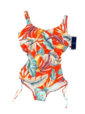 Fantasie HOT CHILLI Bamboo Grove V-Neck One Piece Swimsuit, US 40DDD ...