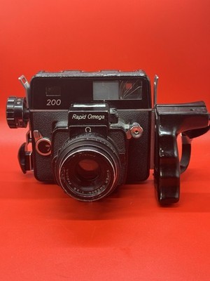 Rapid Omega 200 Medium Format Camera w/ 90mm f/3.5 Lens – Untested ...