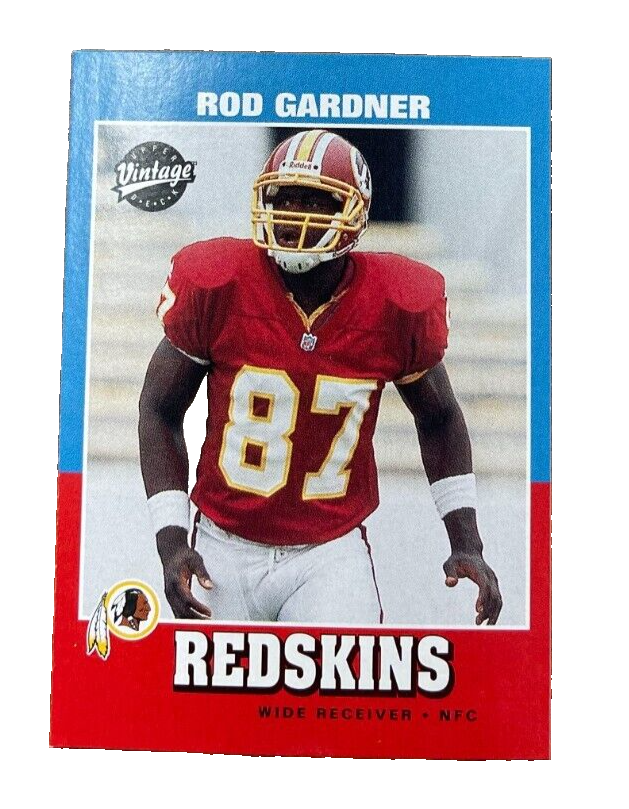 2001 UPPER DECK VINTAGE CARD # 259 Rod Gardner - Washington Redskins | eBay