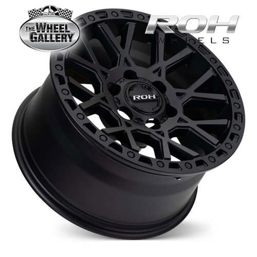 ROH Crawler 18x9 6/139.7 Matt Black Set of Alloy Wheels | eBay Australia