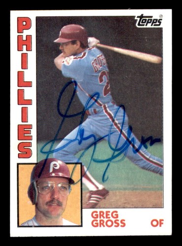 1984 Topps Baseball #613 Greg Gross Signed Auto Autograph (no COA) | eBay