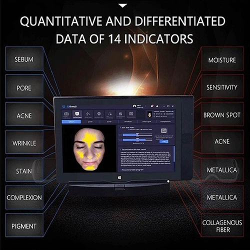 3D Facial Skin Analyzer Smart Mirror Scanner Machine Digital Skin ...