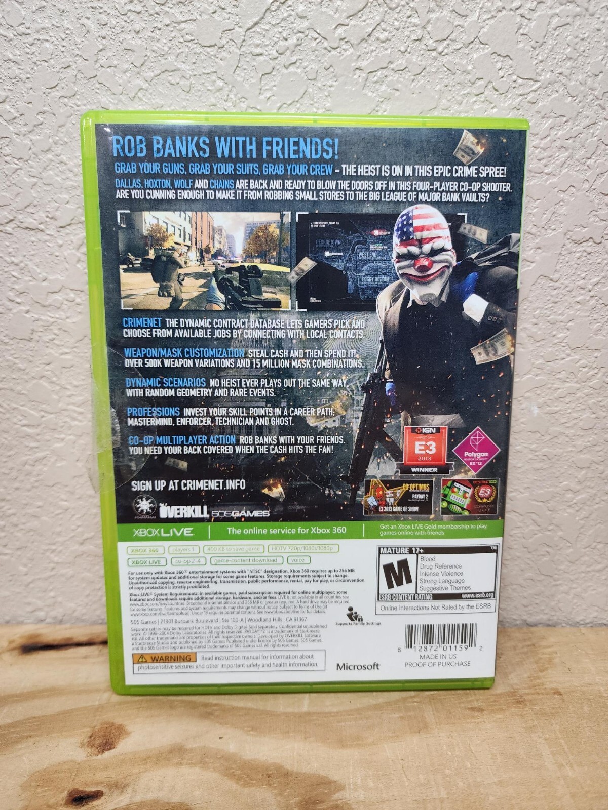 Payday 2 Xbox 360 CIB Complete Tested & Working | eBay