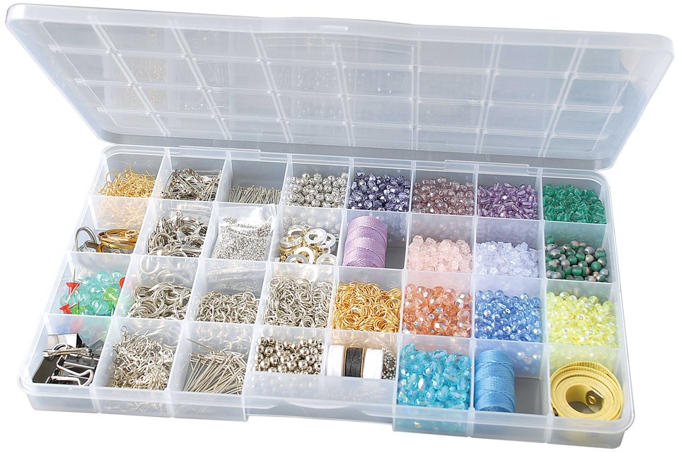 The Beadery 32 Compartment Storage Box 45155901246| eBay