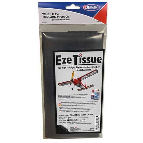 (26,64 EUR/m²) Krick 44159 EZE Tissue Spannpapier schwarz (5 Bogen ...