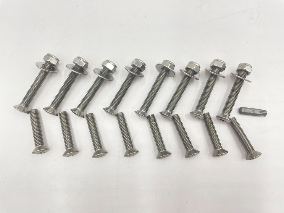 STAINLESS STEEL FRONT DOOR FIXING KIT – LR DEFENDER & SERIES 2 & 3 ...