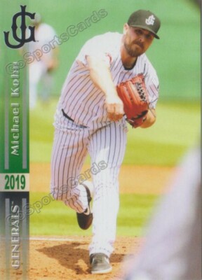 2019 Jackson Generals Michael Kohn RC Rookie Arizona Diamondbacks | eBay