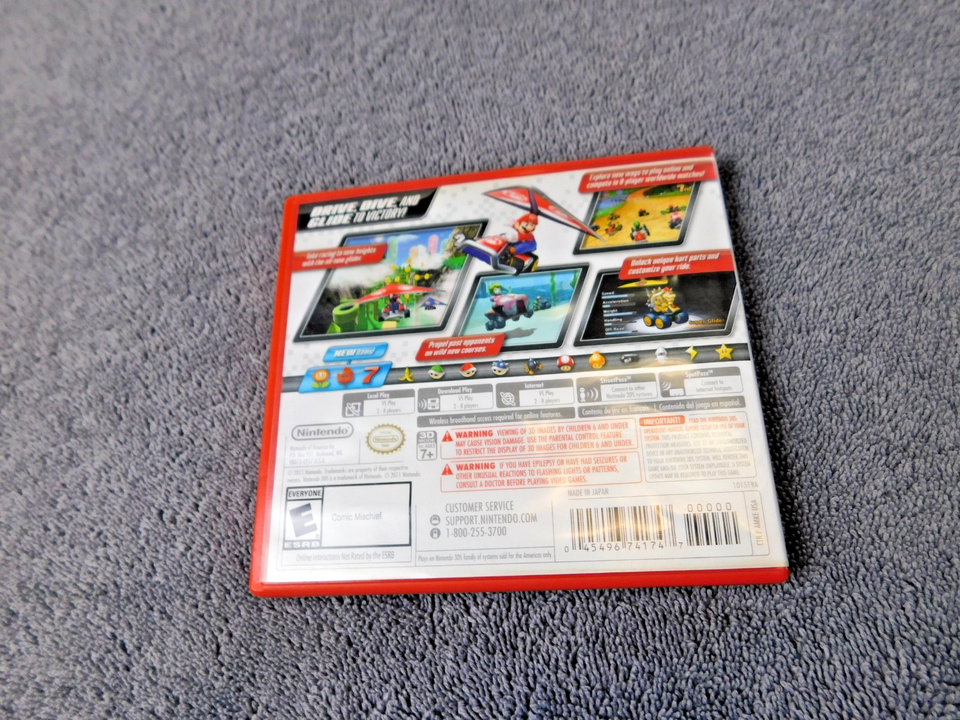 Mario Kart 7 CASE ONLY NO GAME NO MANUAL - Nintendo 3DS | eBay