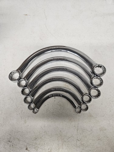 Snap on 6 Pc Half Moon Curved Obstruction Box Wrench Set 5/16 - 15/16 ...