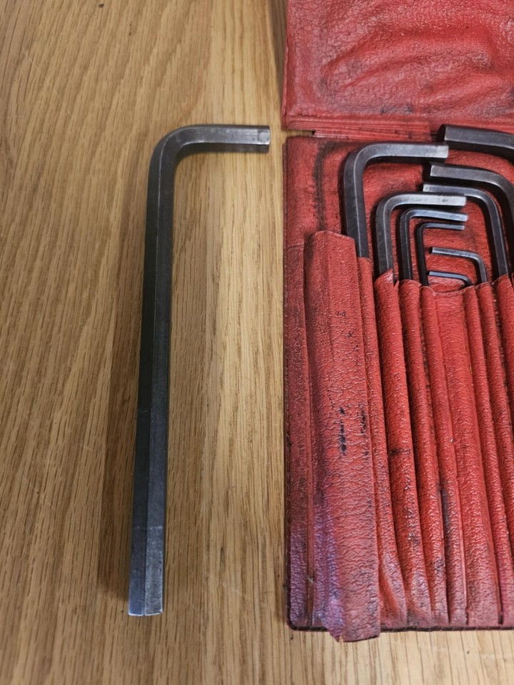 Quality Set Of 10 Cased Facom Metric Extra Long Hex Keys - Allan Allen ...