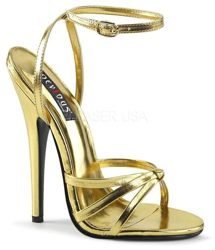 Chic 6" Stiletto High Heel Casual Jeans Outfit Showgirl Strappy Sandal ...