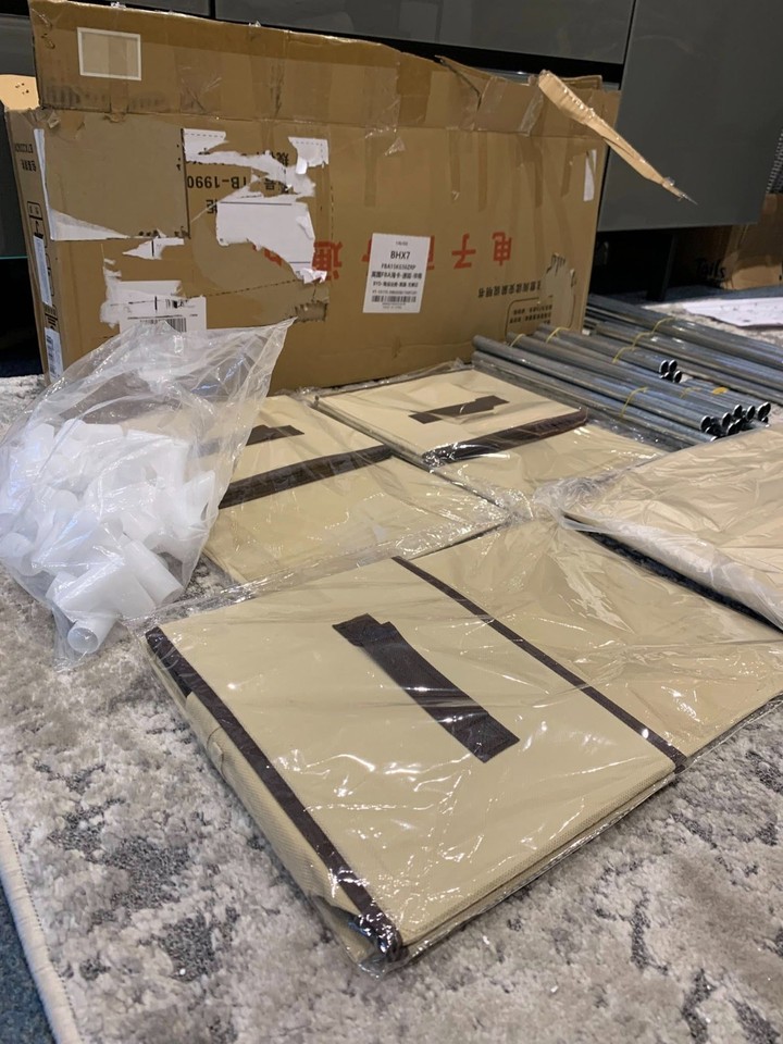 Anmas Power Portable Canvas Wardrobe | eBay UK