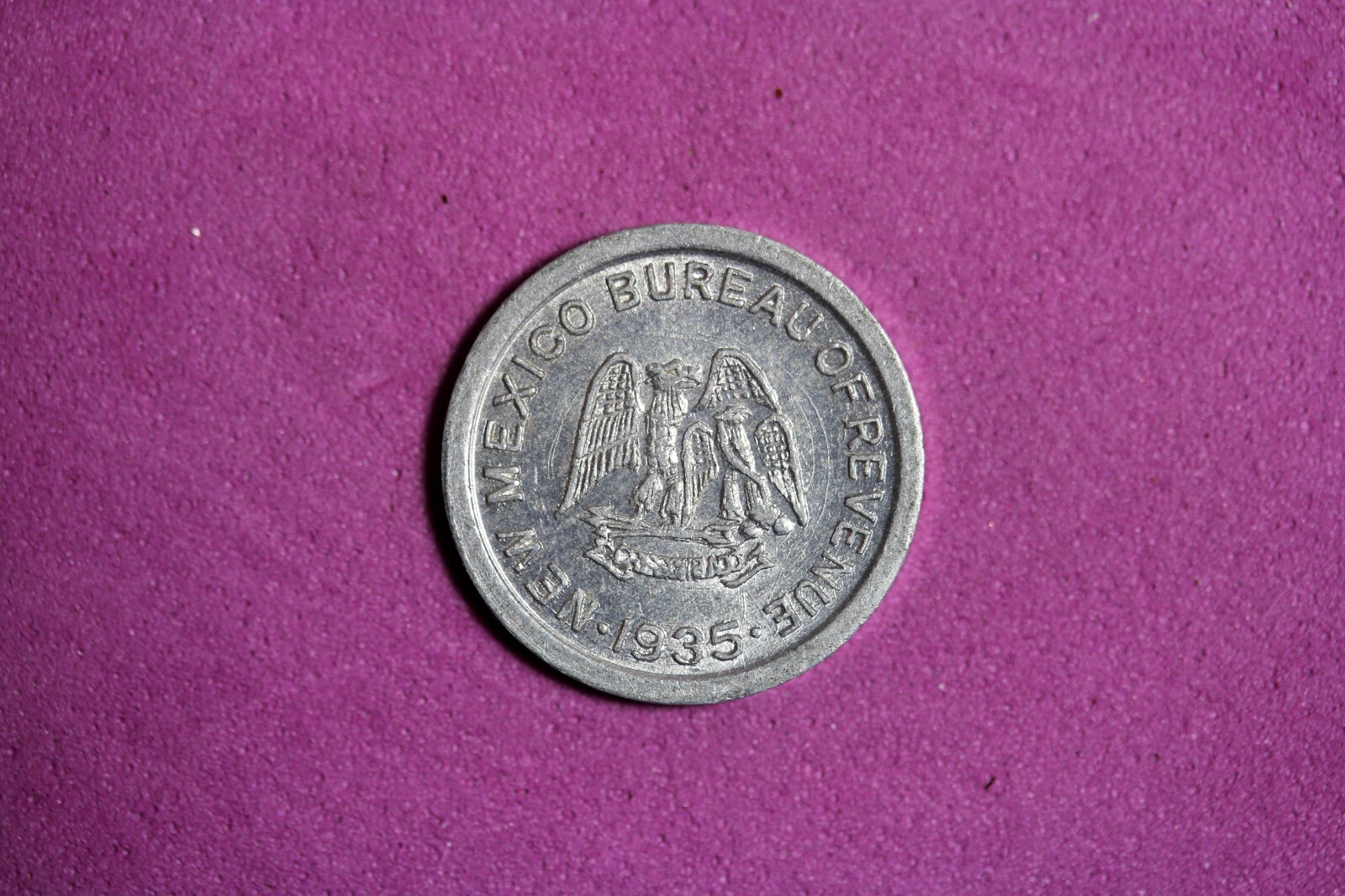 1935 New Mexico Bureau of Revenue 1 Mil Tax Token #M19777 | eBay