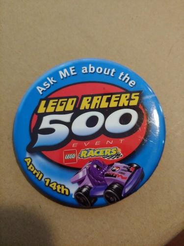 Lego Racers 500 Event Promotional Pin Button Promo Pinback | eBay