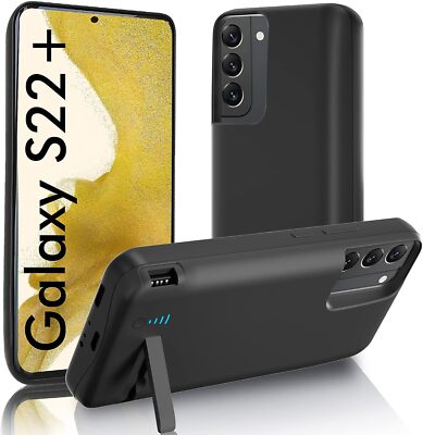 For Samsung S22 Plus 5g Battery Case Charging Cover Extended Phone ...