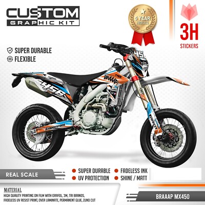 Custom graphics for Braap MX MX450 Decal sticker full set | eBay