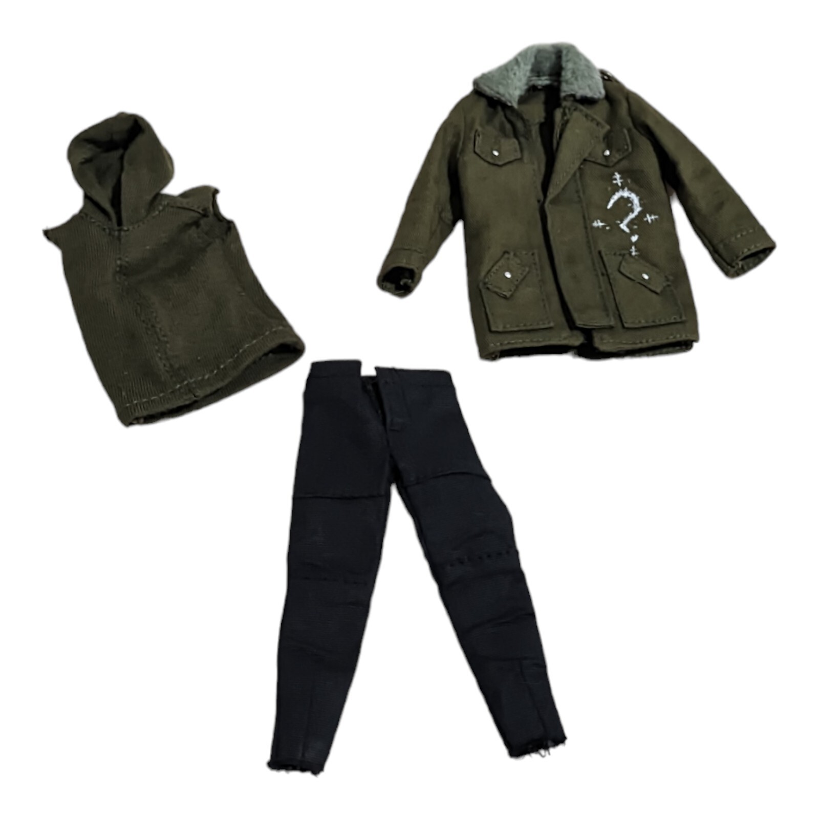 1/12 Custom DC Multiverse Paul Dano The Riddler Batman #2 Suit Set Soft ...