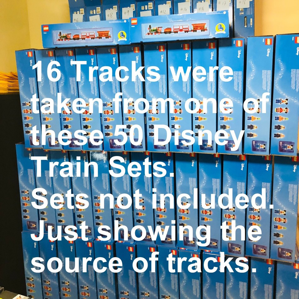 LEGO Train Track Curve, 16 pieces = Full Circle, 100% New LEGO! NO ...